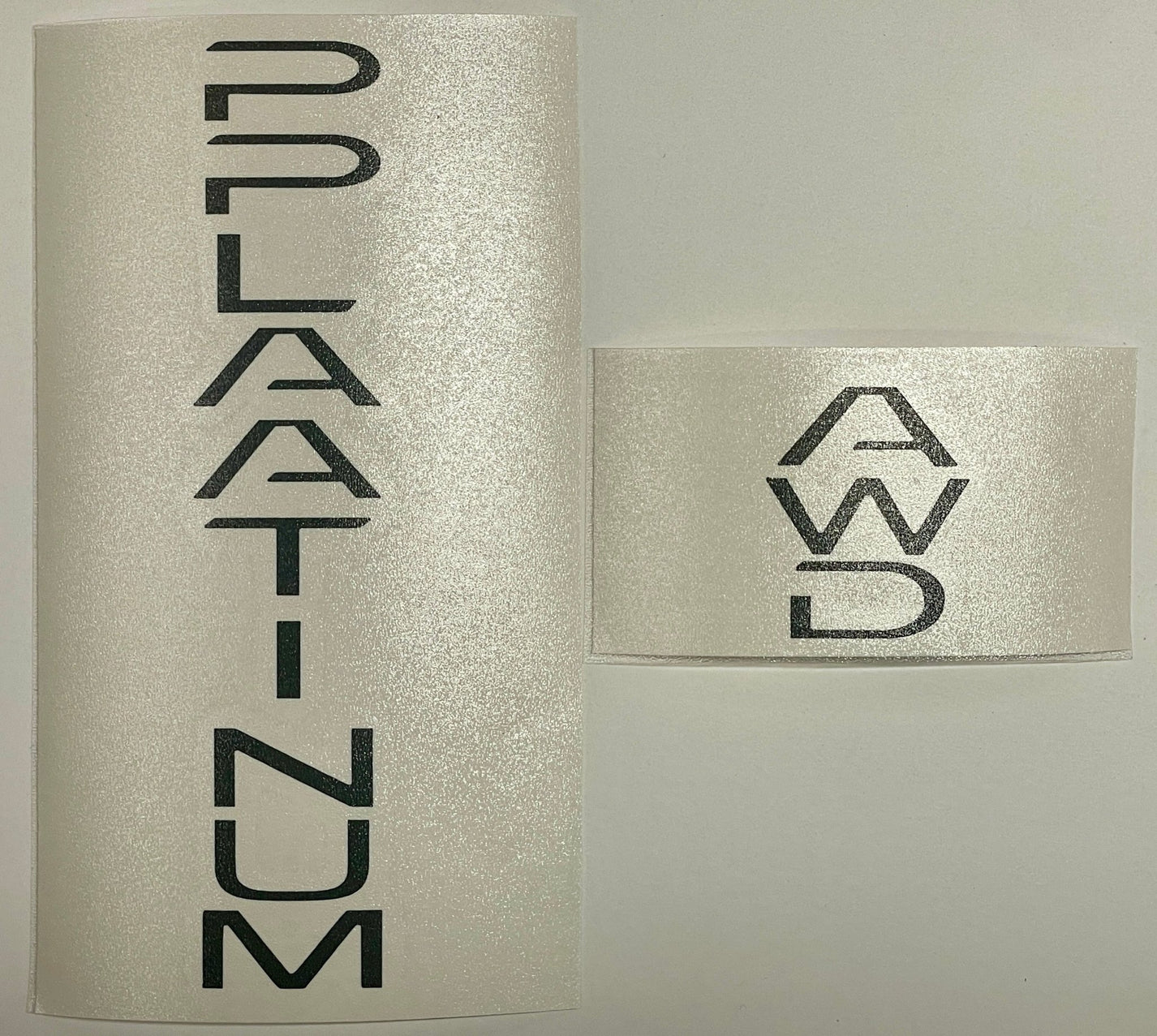 Premium Cast Vinyl Decal Letter Inlays for Grand Highlander Platinum ...