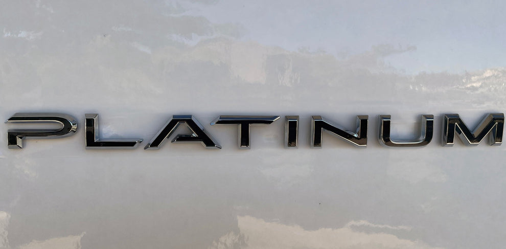 Premium Cast Vinyl Decal Letter Inlays for 2024 Grand Highlander ...