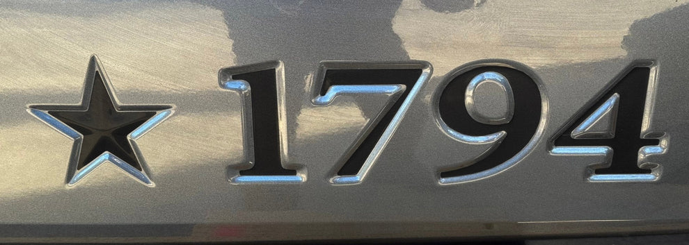 Premium Cast Vinyl Decal Letter Inserts for 2025 Tundra 1794 Tailgate - TVD Vinyl Decals