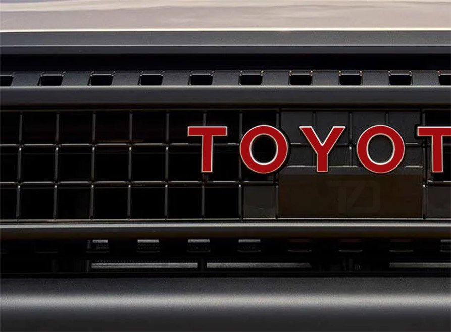 Premium Cast Vinyl Decal Letters for 2024+ Land Cruiser Grille - TVD ...