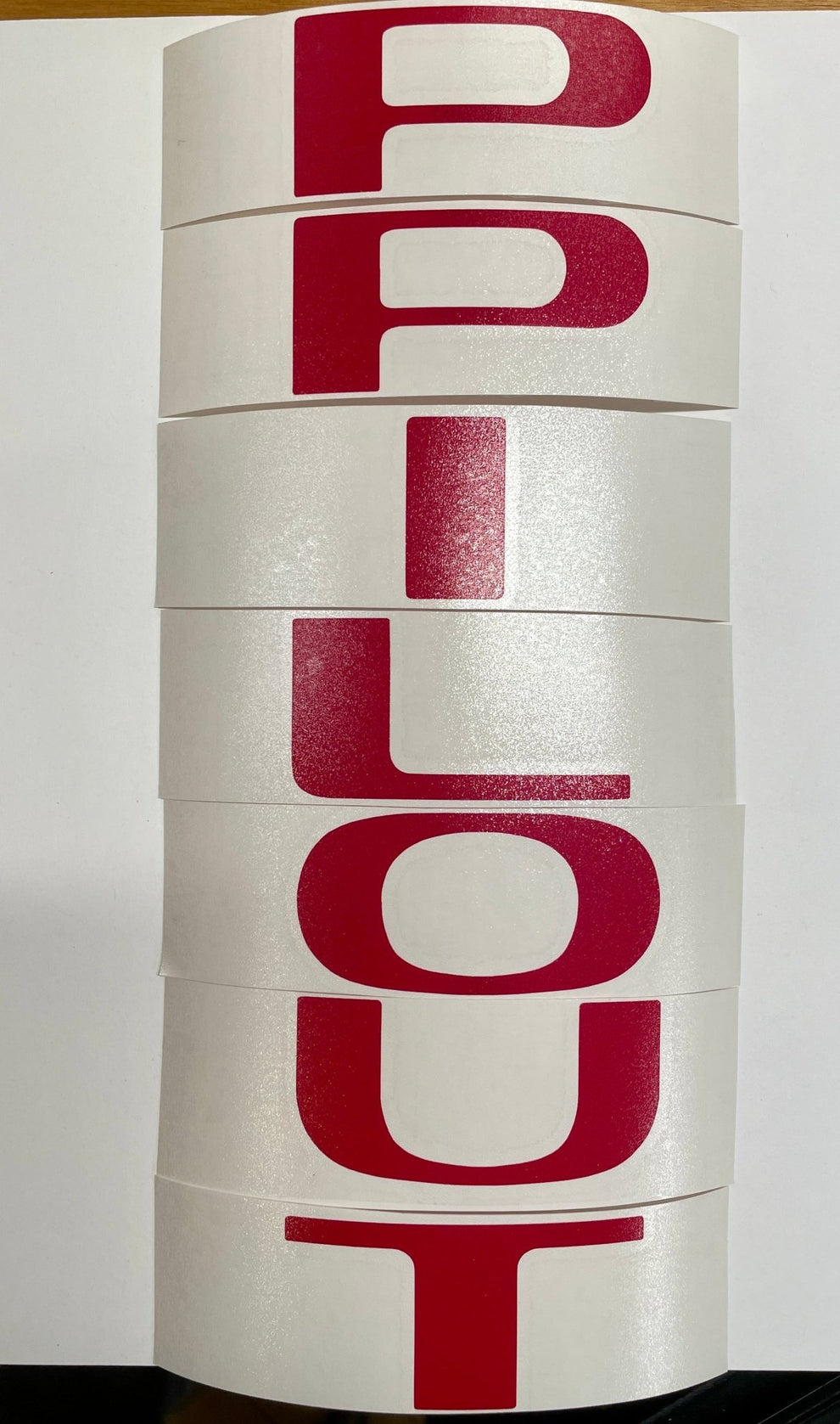 Premium Cast Vinyl Decal Letter Inlays for 2023-2024 Pilot Liftgate ...