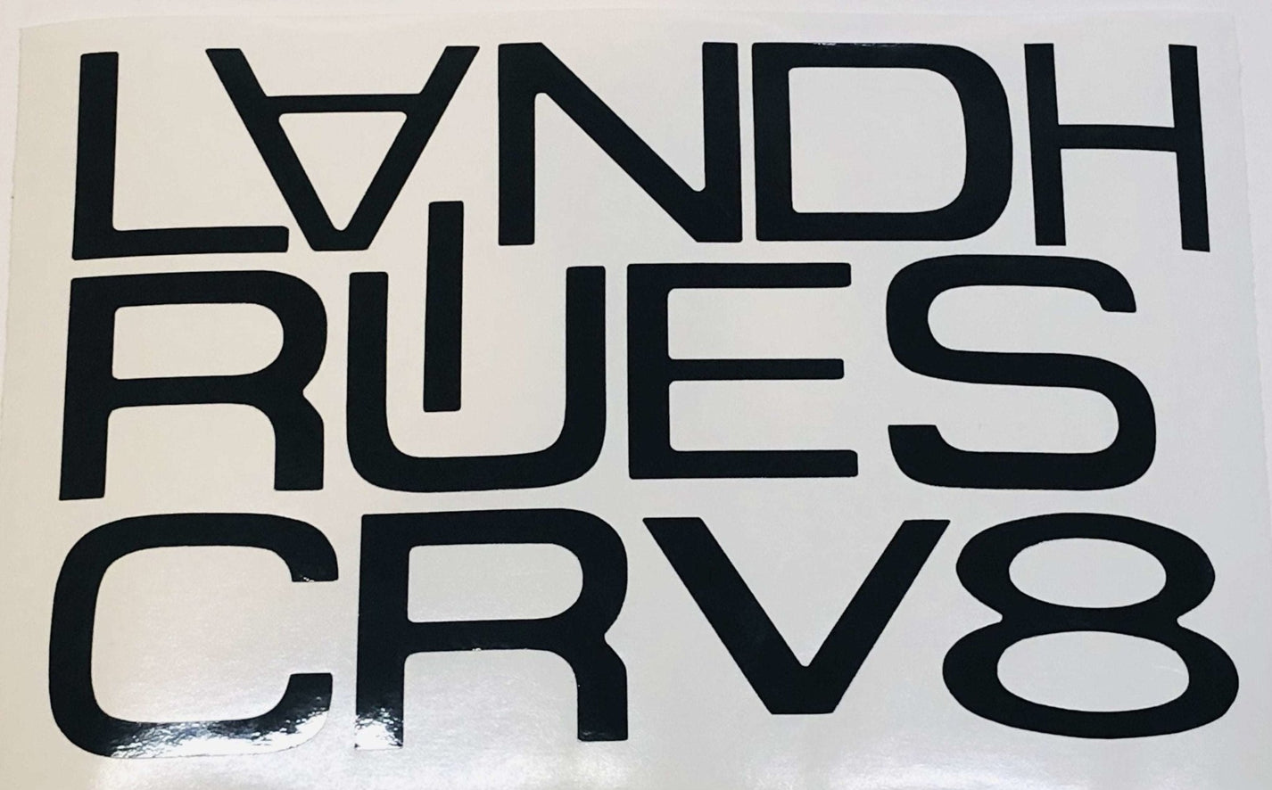 Vinyl Inlay Letter Decals for Land Cruiser Liftgate – TVD Vinyl Decals