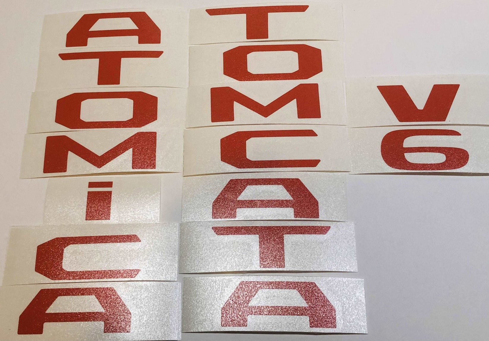 Vinyl Inlay Letter Decals for Tacoma Door Tailgate Emblems – TVD Vinyl ...