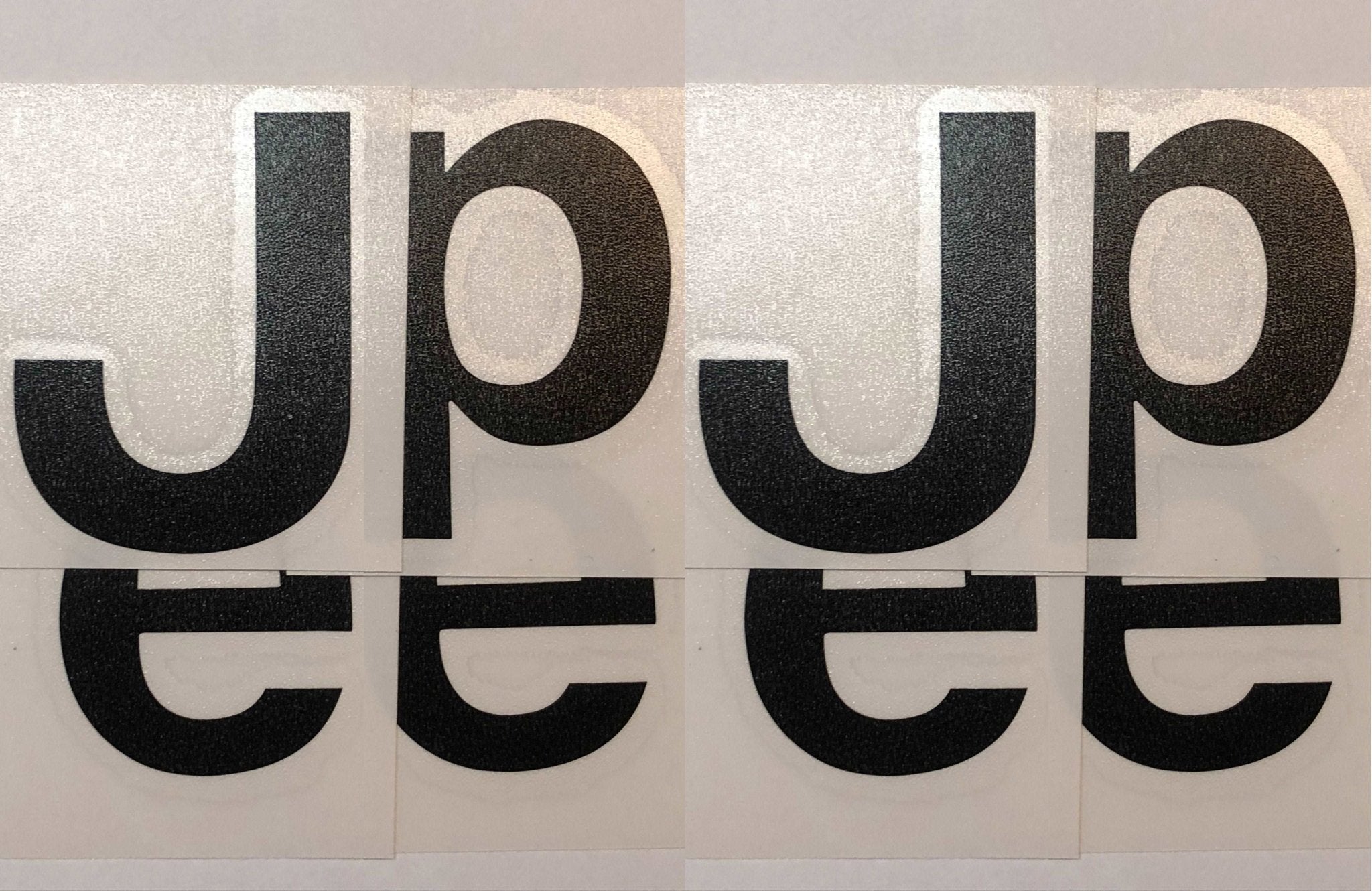 Vinyl Inlay Letter Decals for Wrangler and Gladiator Fenders – TVD ...