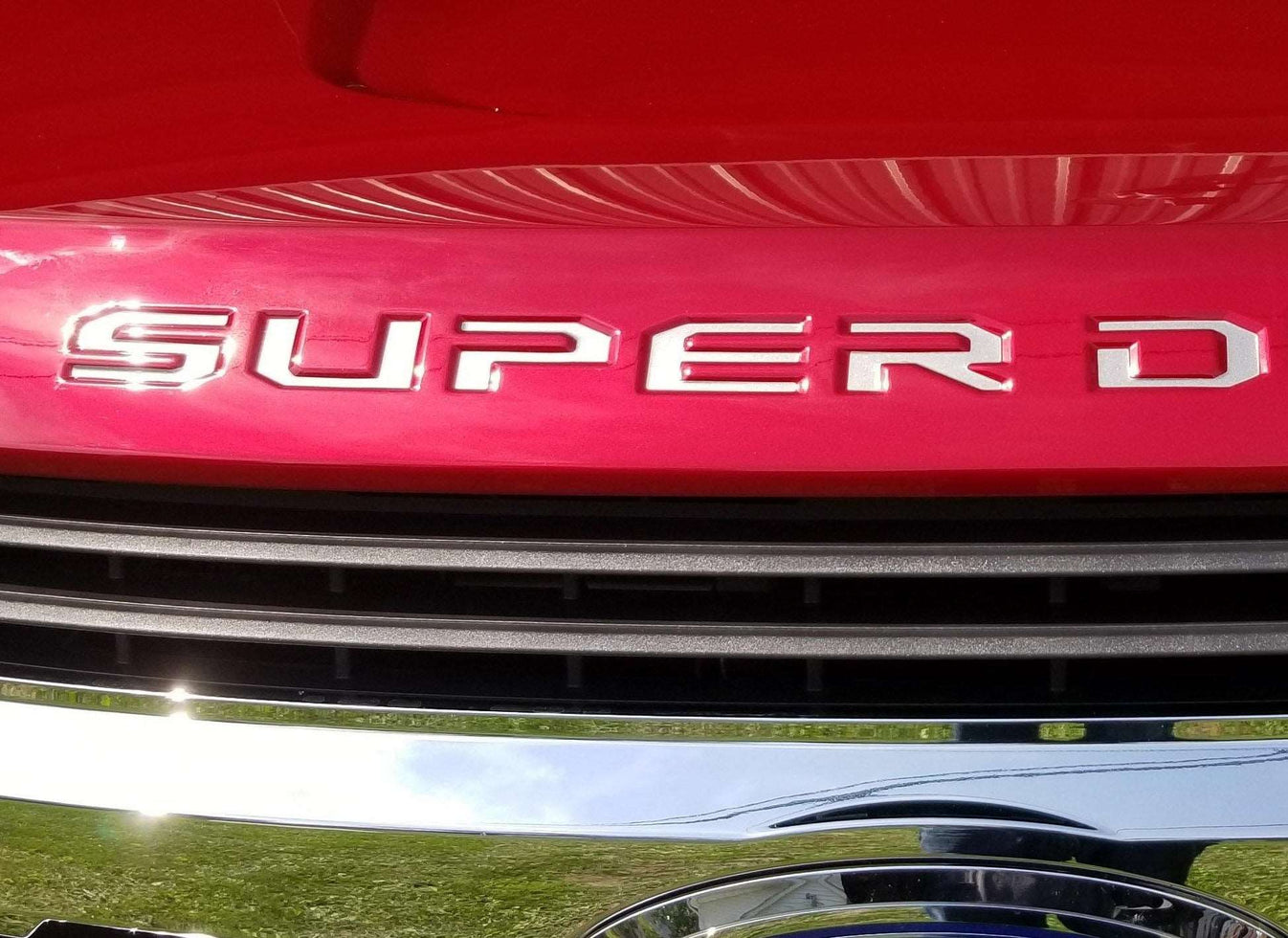 Vinyl Insert Letter Decals for 2017-2024 SUPER DUTY Hood – TVD Vinyl Decals