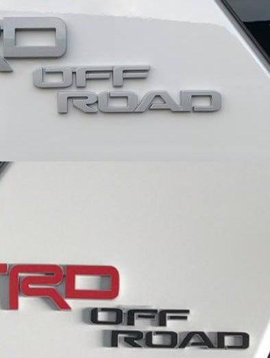 Vinyl Letter Decals for 4Runner TRD OFF ROAD C-Pillars – TVD Vinyl Decals