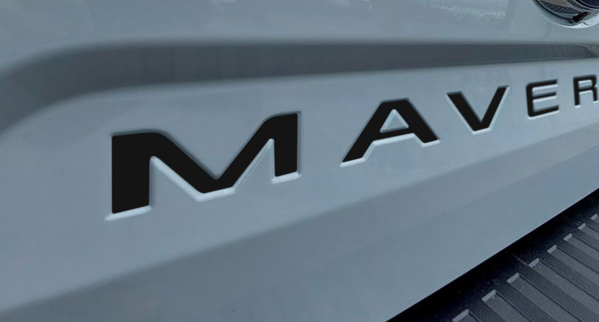 Home › Premium Cast Vinyl Letter Decals for 2022-2023 Maverick Tailgate