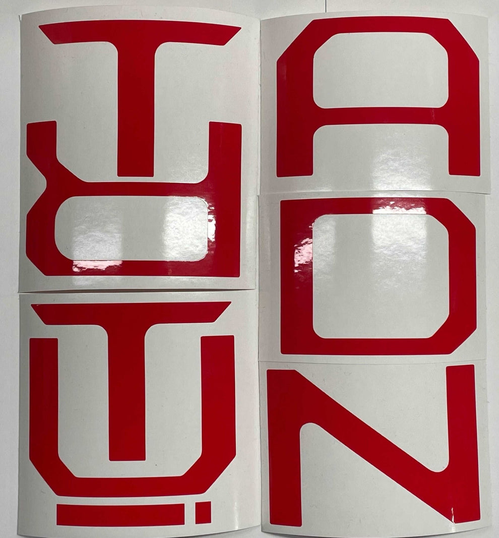 Vinyl Letter Inlay Decals for Tundra Raised Tailgate Letters – TVD ...