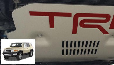 Premium Cast Vinyl Letter Insert Decals for 2010-2014 FJ Cruiser Skid Plate