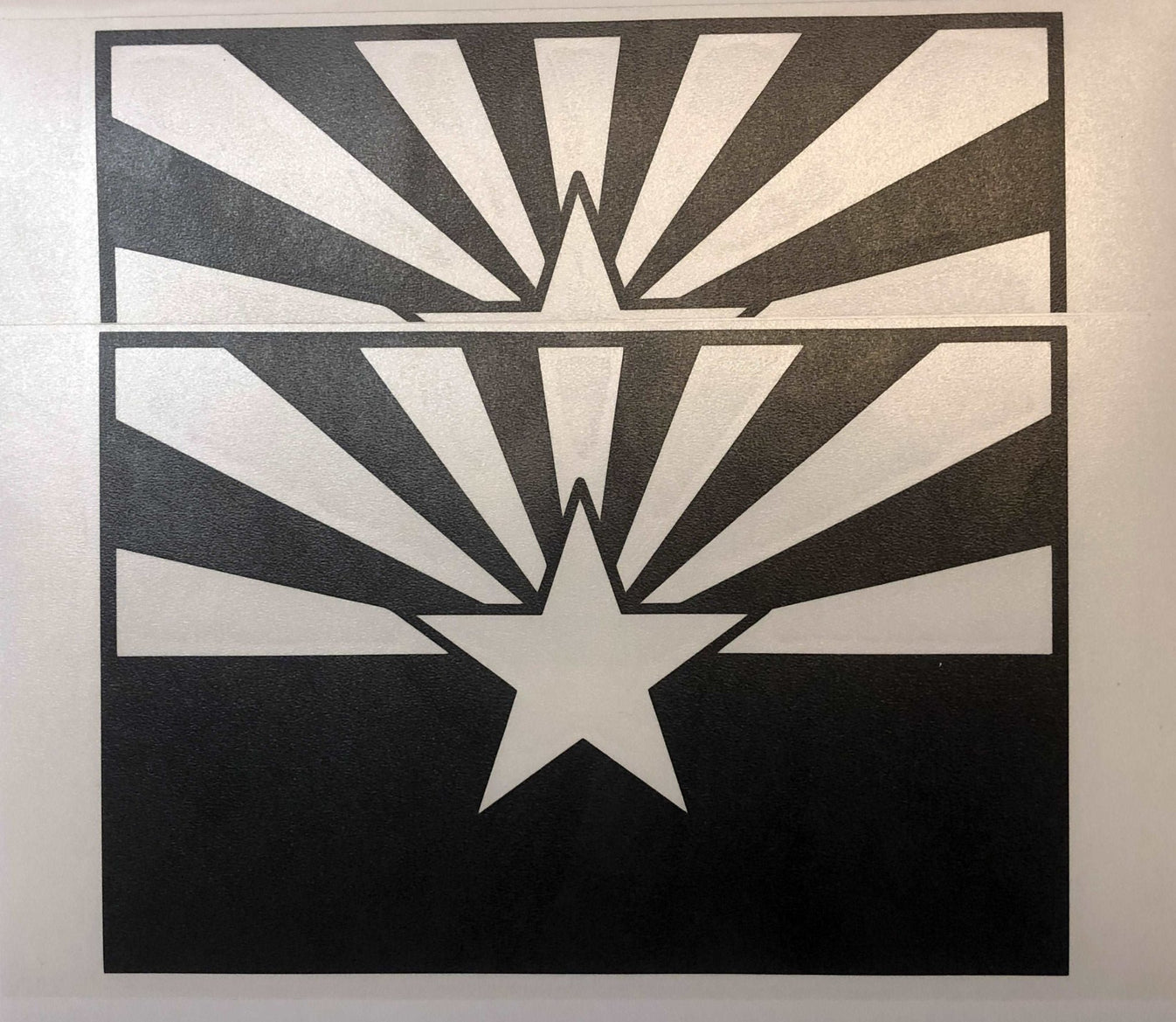 State Flag Decals - Premium Cast Matte Black Vinyl x2 – TVD Vinyl Decals